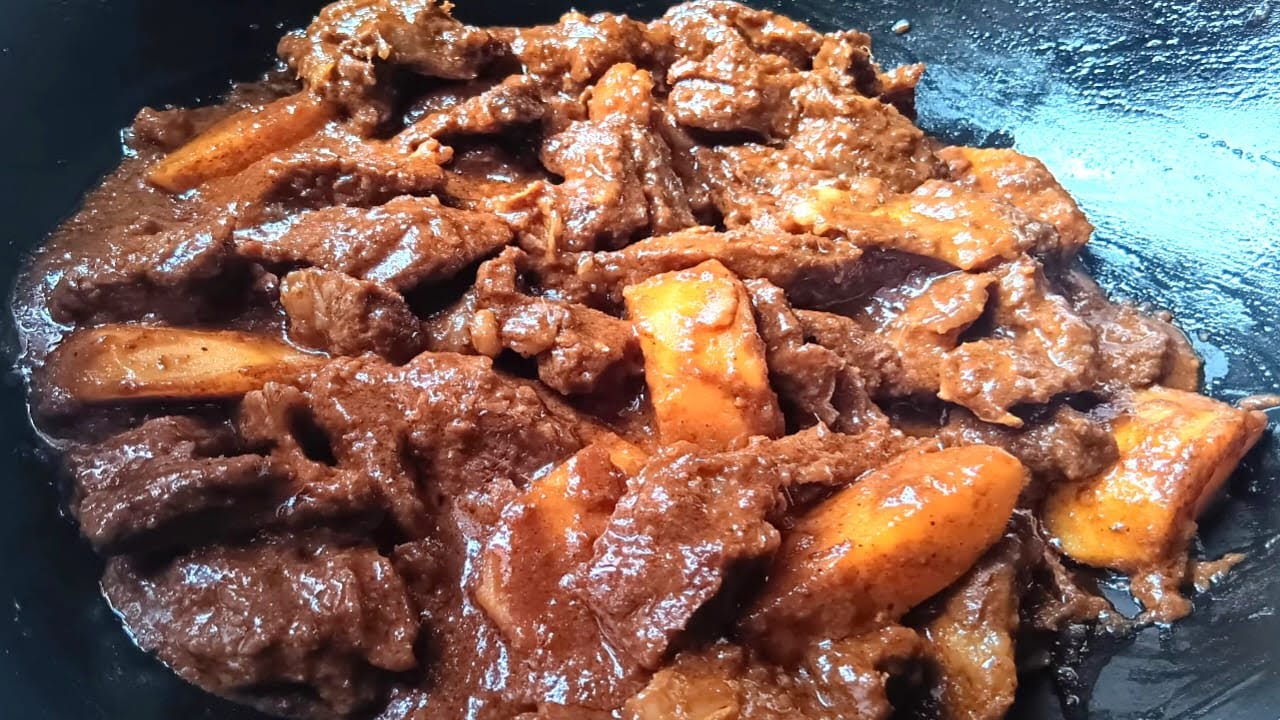 Masak Rendang Bumbu Instan Racik Indofood || by tkw Hongkong ...