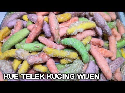 Kue Telek Kucing Wijen | Kue Jadul Untuk Isian Toples Lebaran | Mudah ...