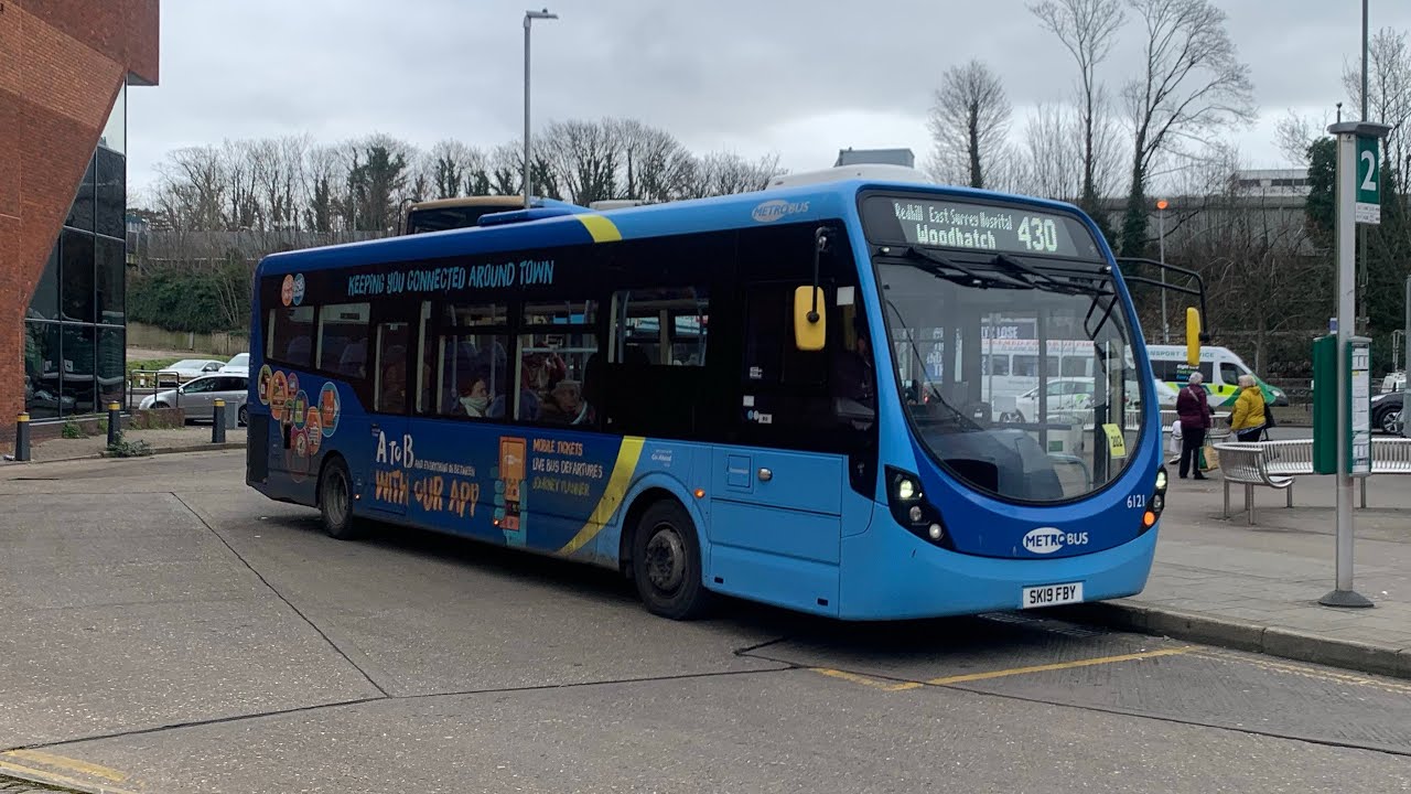 Bus Journey: Metrobus Provincial Bus Route 430/435 - (6121, SK19FBY ...