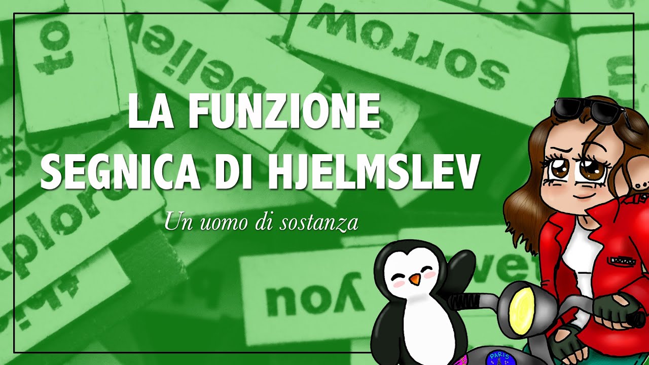 LA FUNZIONE SEGNICA DI HJELMSLEV | SEMIOTICA - YouTube