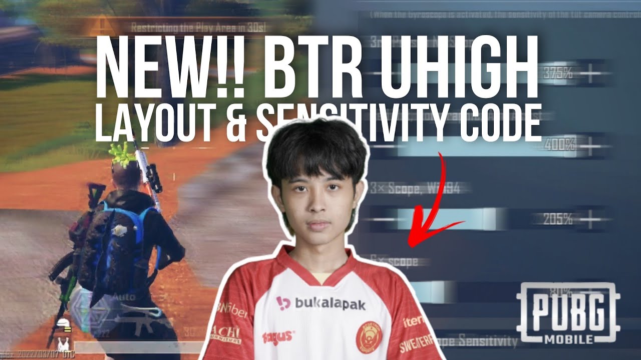 NEW!! BTR UHIGH LAYOUT & SENSITIVITY (BACKUP CODE) | PUBG MOBILE - YouTube