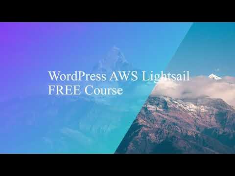 Wordpress AWS Lightsail Course - YouTube