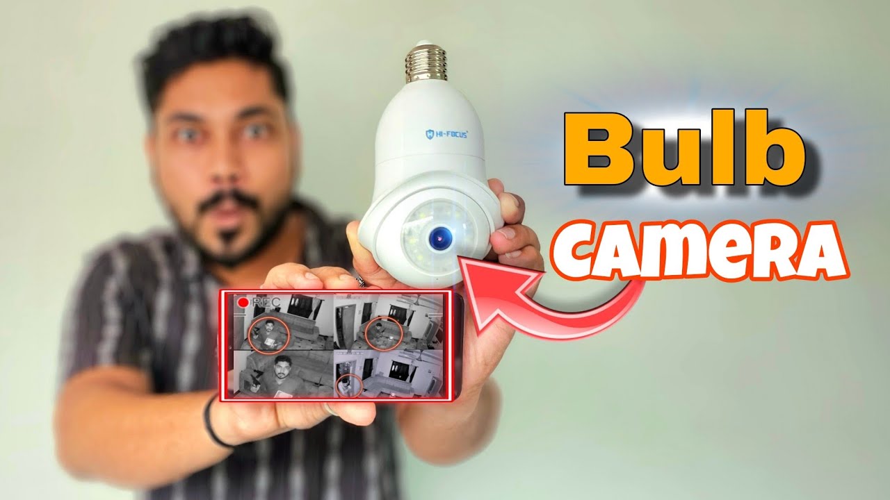 Bulb CCTV Camera Test | Best WiFi Camera - YouTube