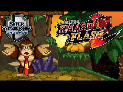 SSF2 vs SSBC Comparison - Donkey Kong - YouTube