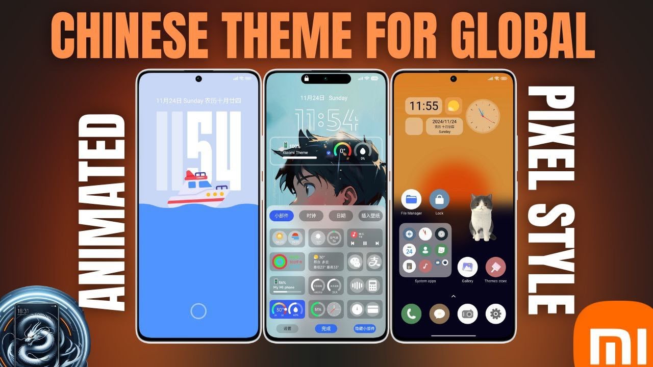 Beautiful Chinese Theme For Xiaomi Global Part 40 | Xiaomi Theme Hub ...