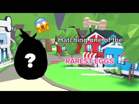 HATCHING ONE OF THE RAREST EGGS IN ADOPT ME!!!! |adopt me| Roblox ...