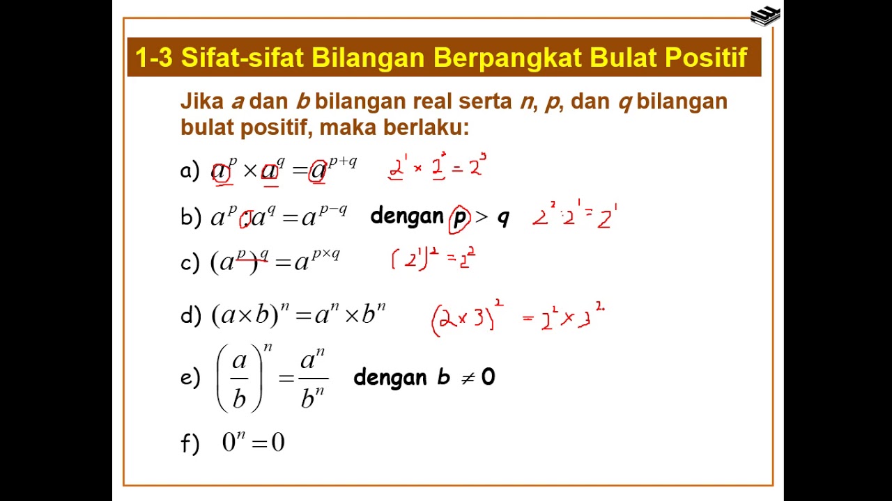 Sifat-Sifat Perpangkatan | Matematika SMA - YouTube