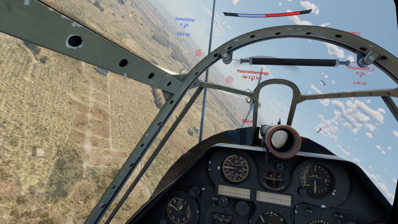 Wing Shot off and Flat Spin in War Thunder VR - YouTube