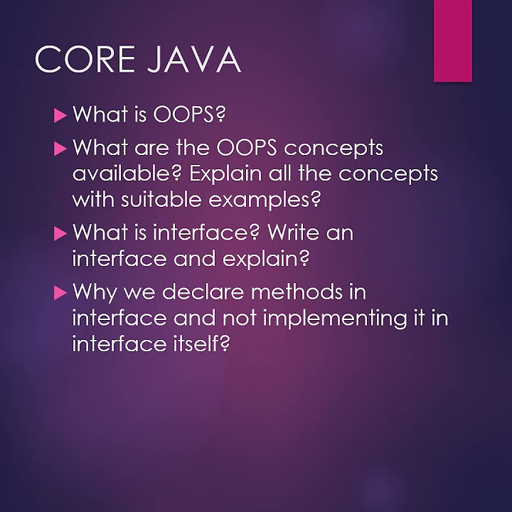 Fujitsu Core Java Interview Questions 3 to 8 yrs exp #java @java - YouTube