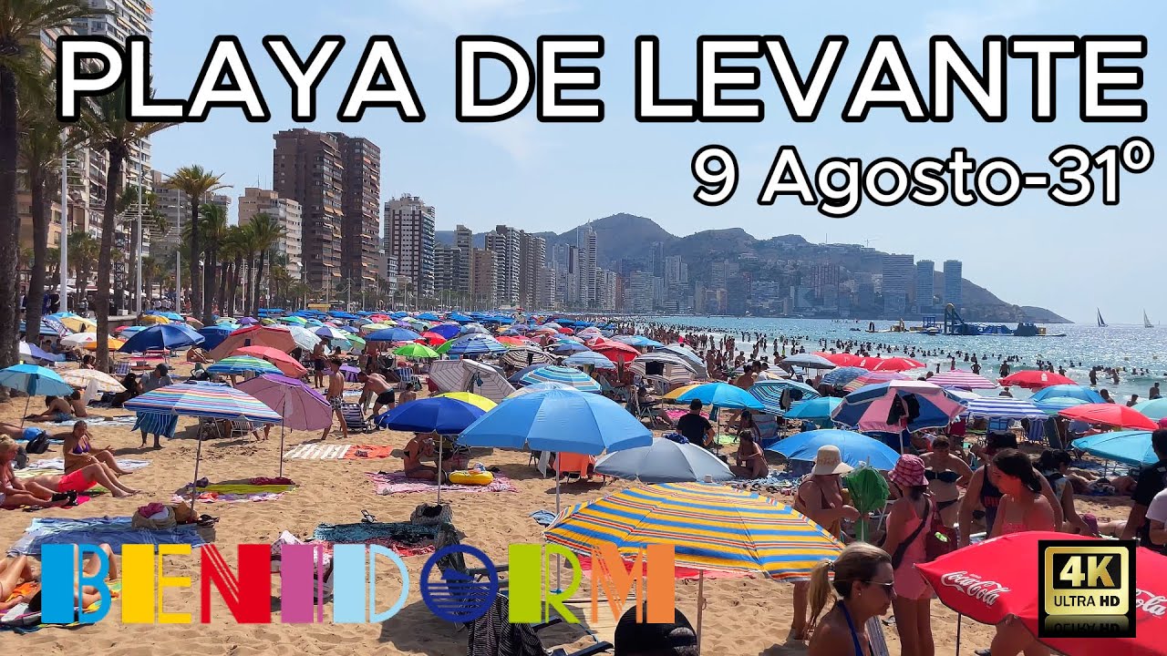 Benidorm - Playa de Levante - 9 Agosto 2025 - Costa Blanca - España ...