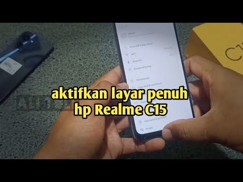 Cara full layar penuh hp Realme c15 - YouTube