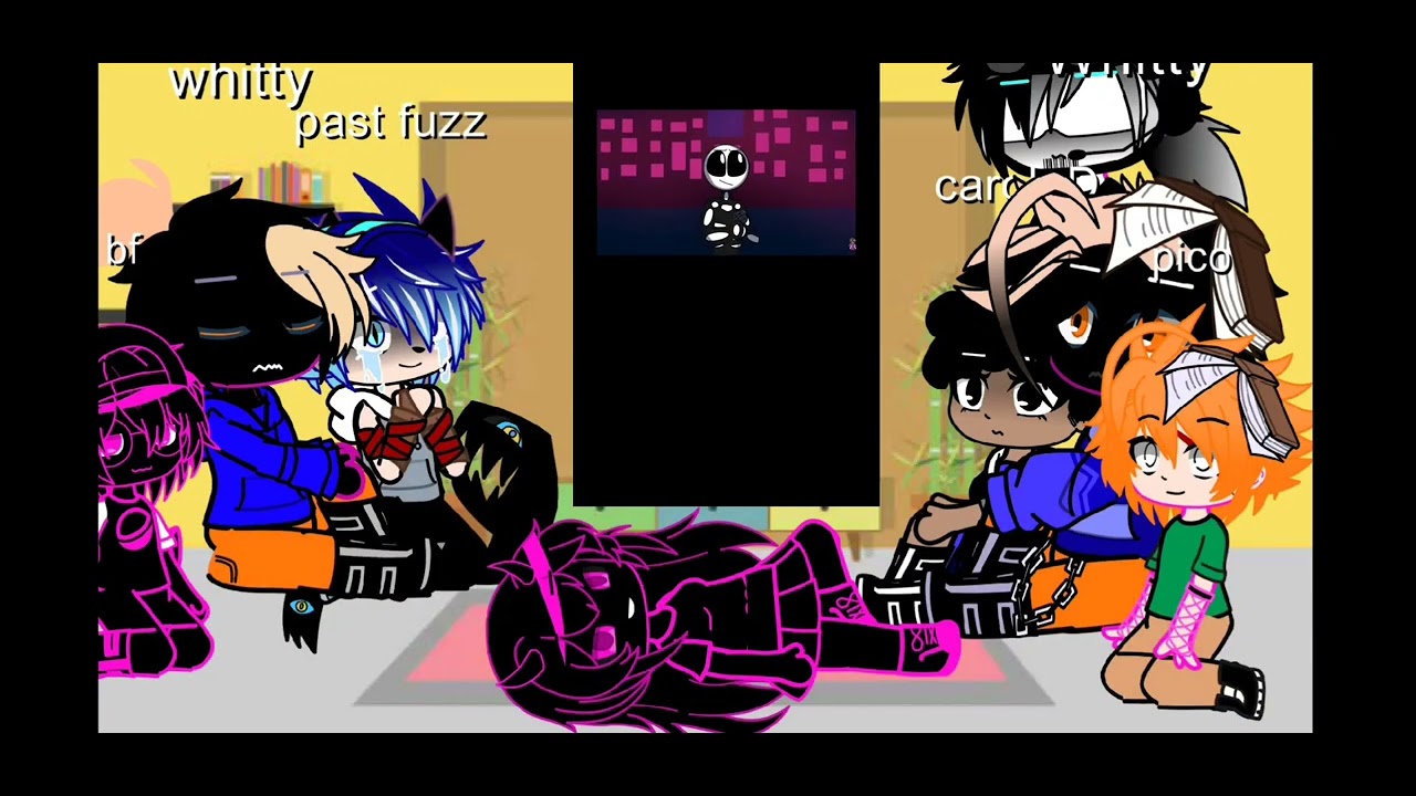 fnf +past fuzz react to corruption ft:ships carol x whitty's new twin ...