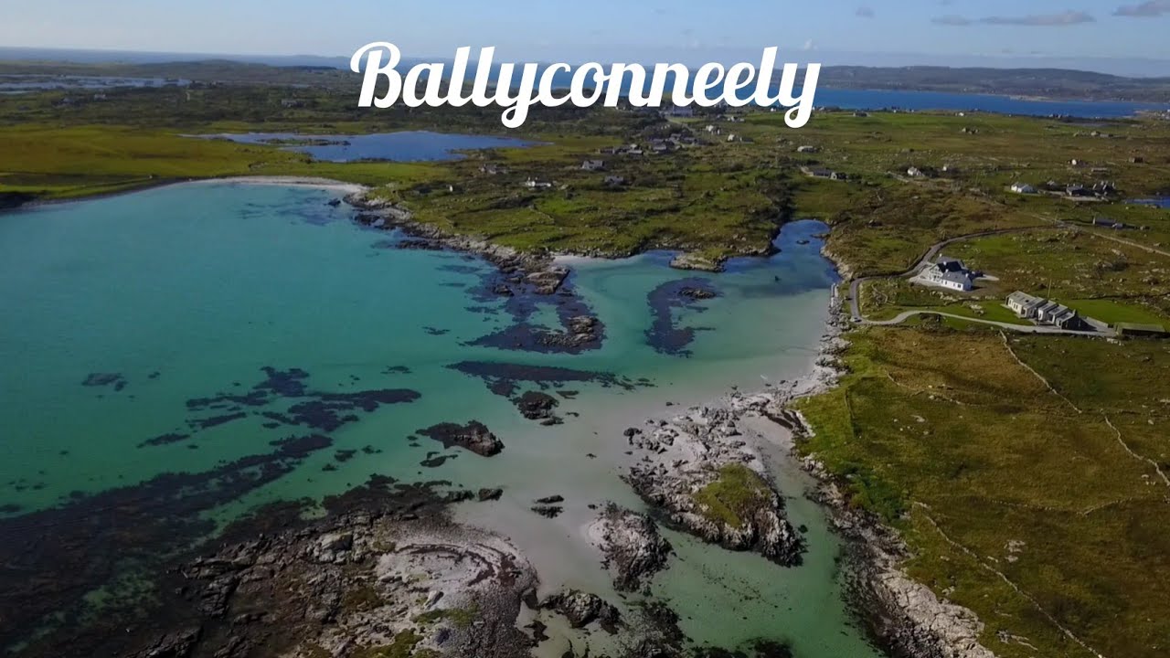 Beautiful beaches in Ballyconneely Connemara - YouTube