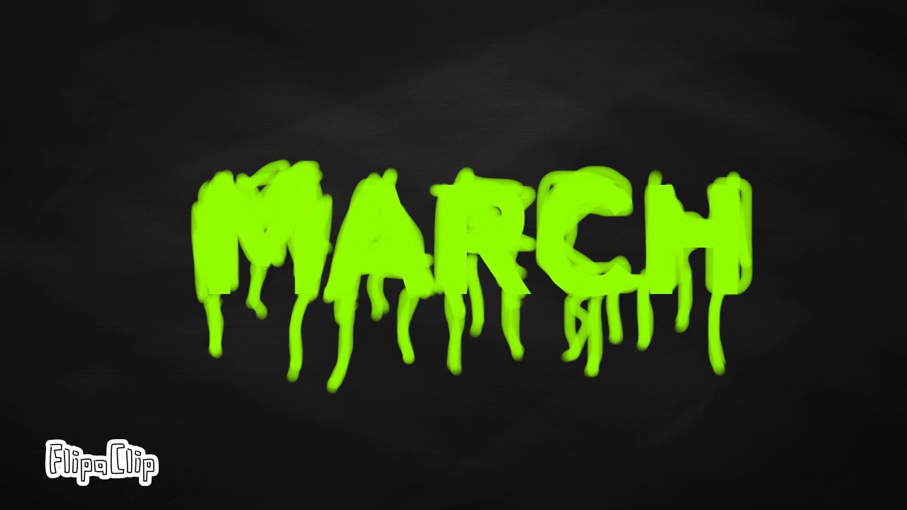 MARCH LOGO SLIME GLOWING - YouTube