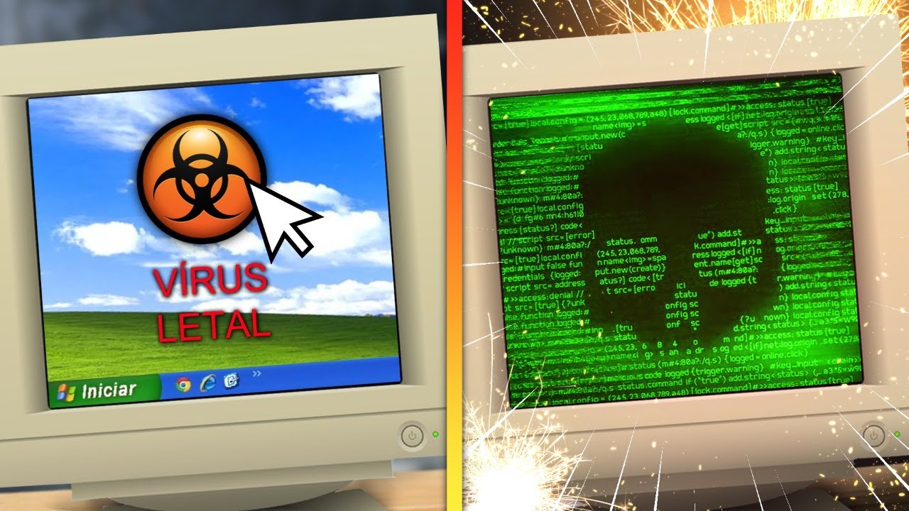 DESTRUINDO O COMPUTADOR COM VÍRUS EM 5 MINUTOS - YouTube