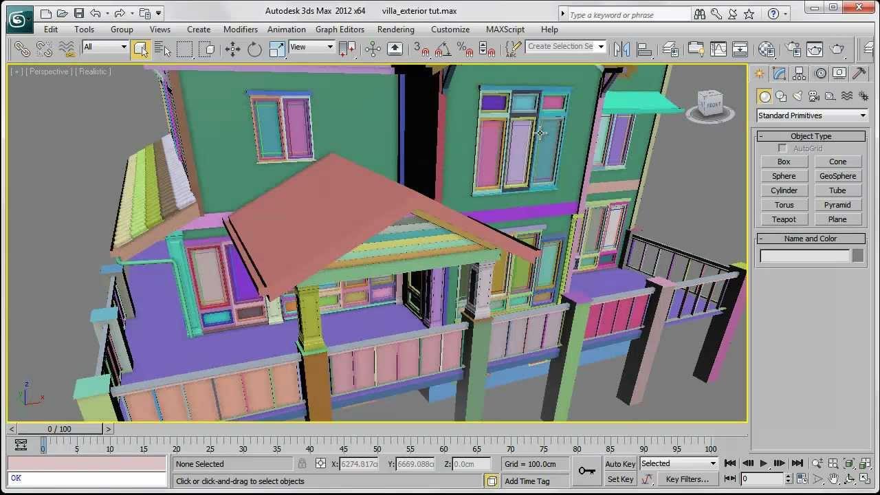 3ds Max Tutorial - How to assign random colours to scene objects - YouTube
