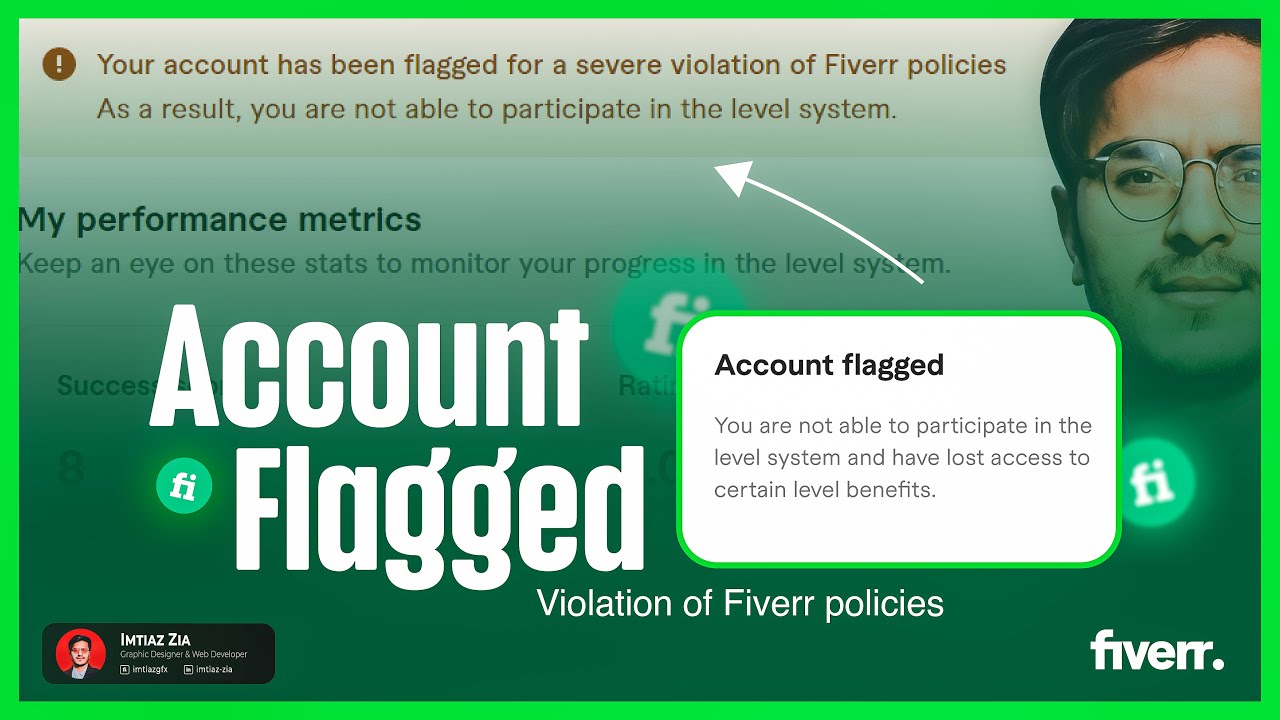 Fiverr's Account Flagged? Here's Why & How | Success Score, Terms of ...