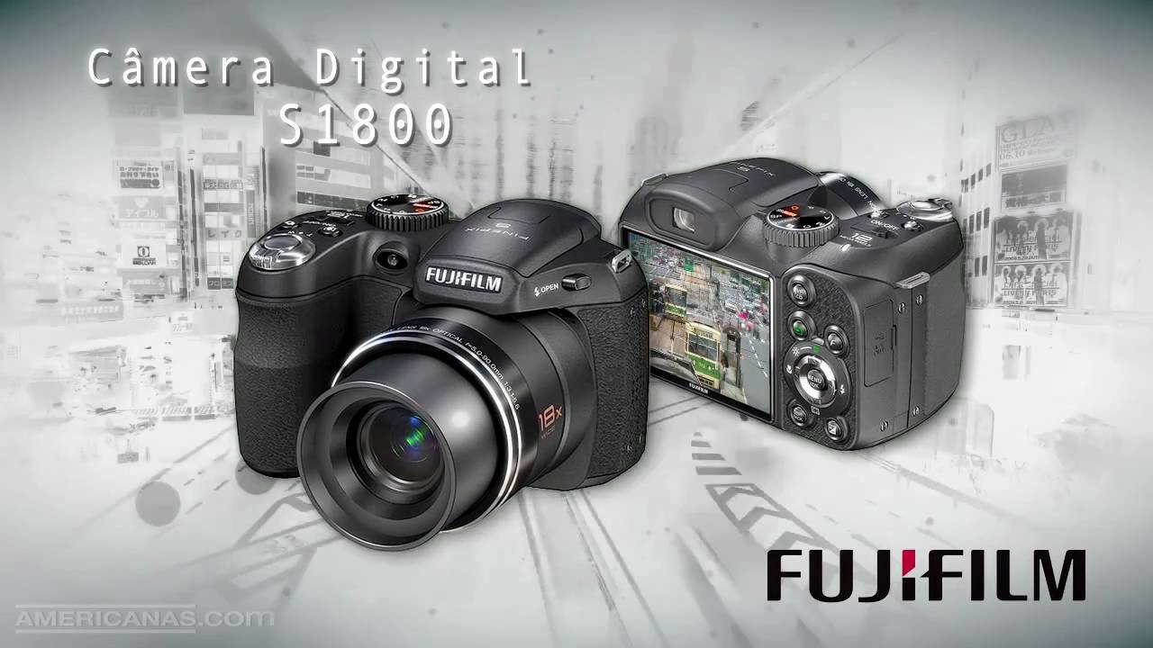 Americanas.com | Câmera Digital S1800 12.2 MP c/ 18x Zoom Óptico e LCD ...