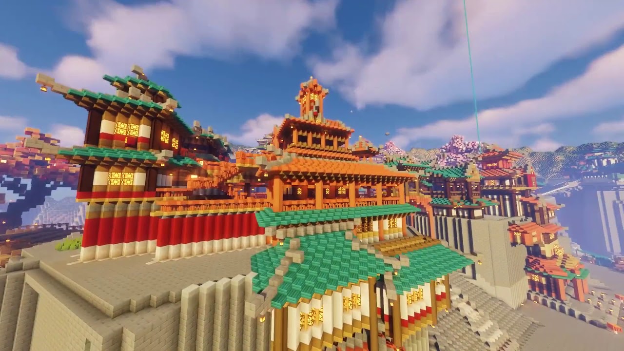 [Minecraft] Travel to ancient Chinese cities through Minecraft - YouTube