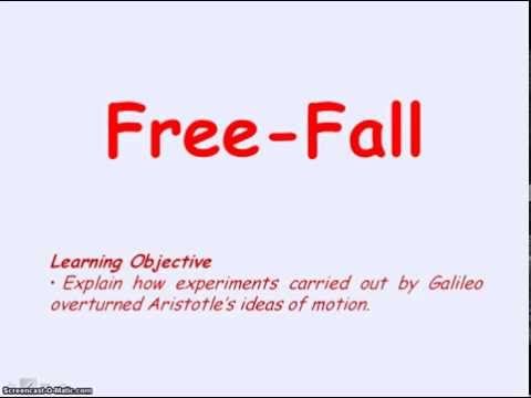 Aristotle & Galileo Free Fall - YouTube