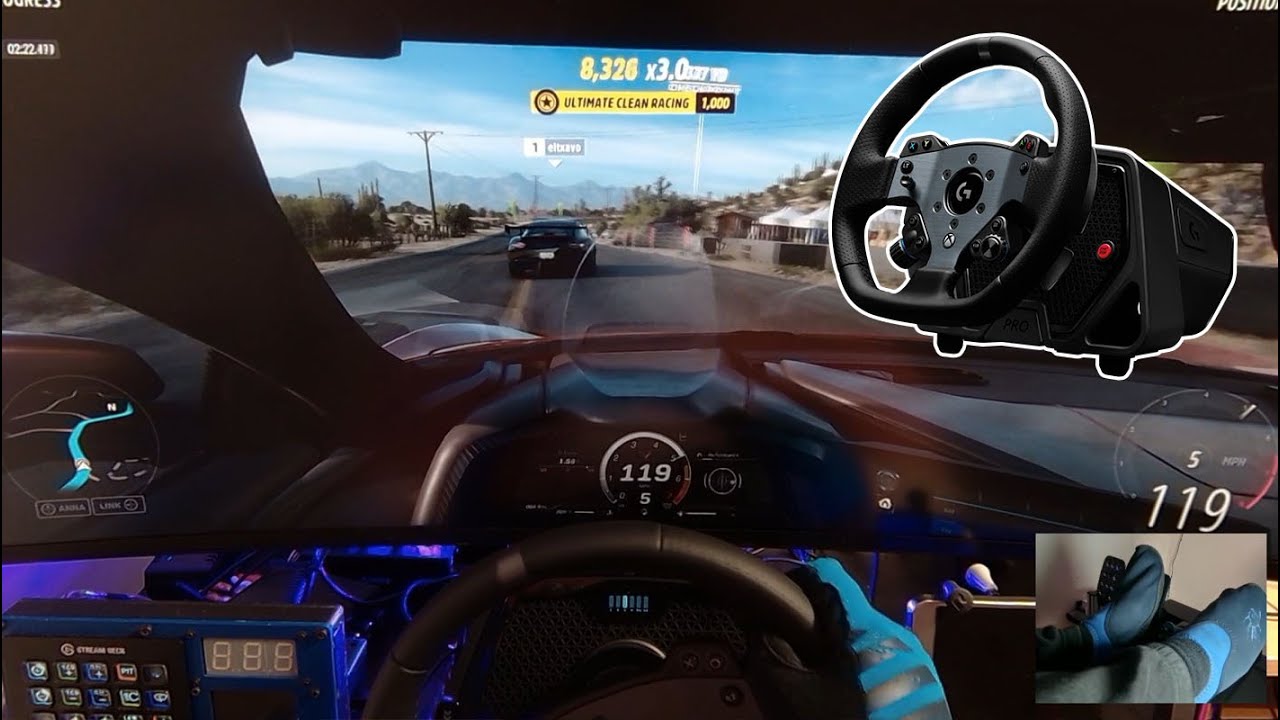 Logitech G PRO Racing DD in Forza Horizon 5 [POV RACING] - YouTube