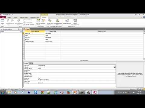Tutorial Access - 2. Creare baza de date, tabele si relatii