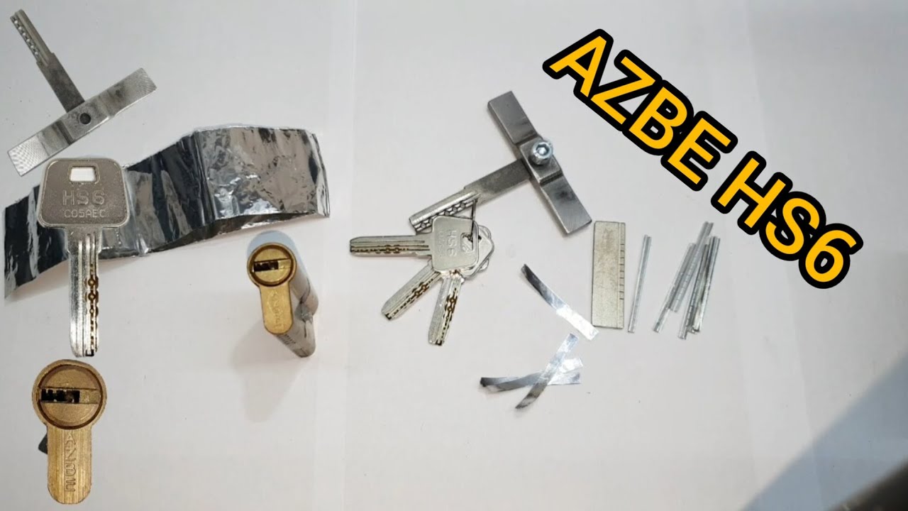 Azbe HS6 lock pick Tool for emergency opening of locks Medvejatnik.com.ua 🔒 - YouTube