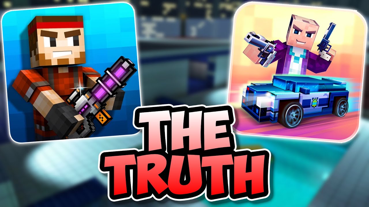 the TRUTH about Pixel Gun 3D and Block City Wars! - YouTube
