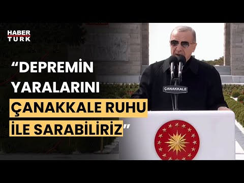 Cumhurbaşkan Erdoğan, 18 Mart Anma ve Çanakkale Deniz Zaferi'nin 108. Yıl Dönümü Töreni'nde konuştu