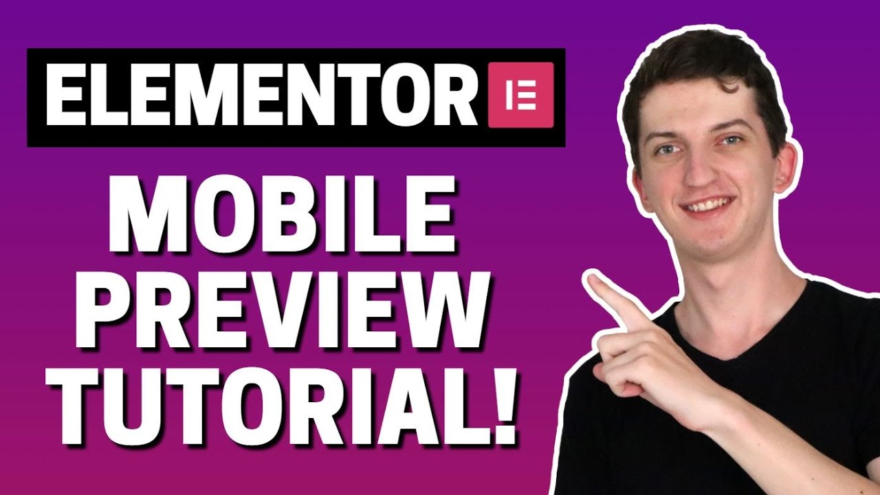 How To See Mobile Preview In Elementor Website (Wordpress Plugin) - YouTube