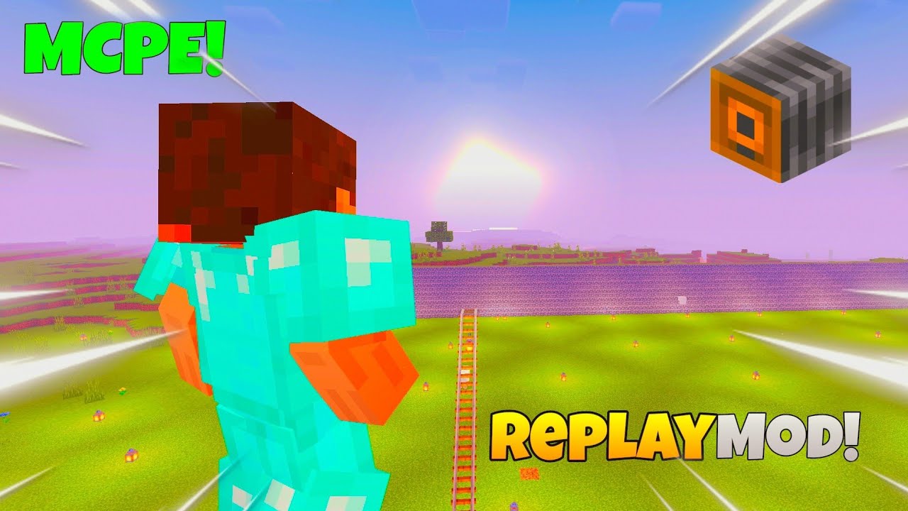 How To Make Cinematic in Minecraft PE | Replay Mod for MCPE Like Java😍 and @ProBoiz95 - YouTube