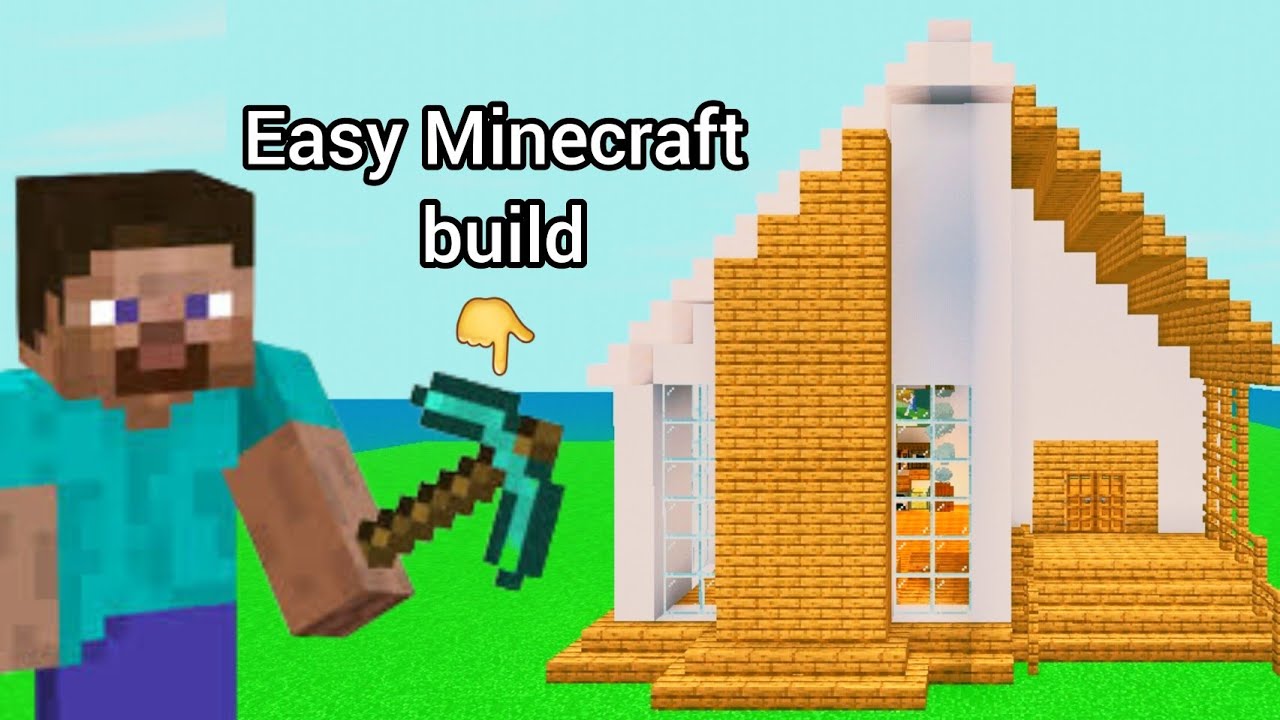 Minecraft:Tutorial How to Build Simple House 🏡 #minecraft #build # ...
