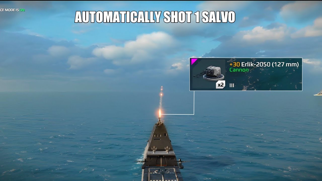 One touch one salvo for Erlik-2050 cannon - alpha test modern warships ...