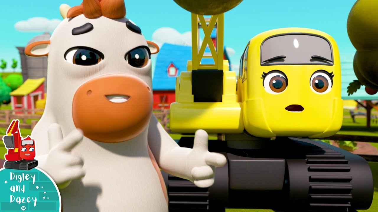 Animals ESCAPED the Farm!!! - Digley and Dazey | Construction Cartoons ...
