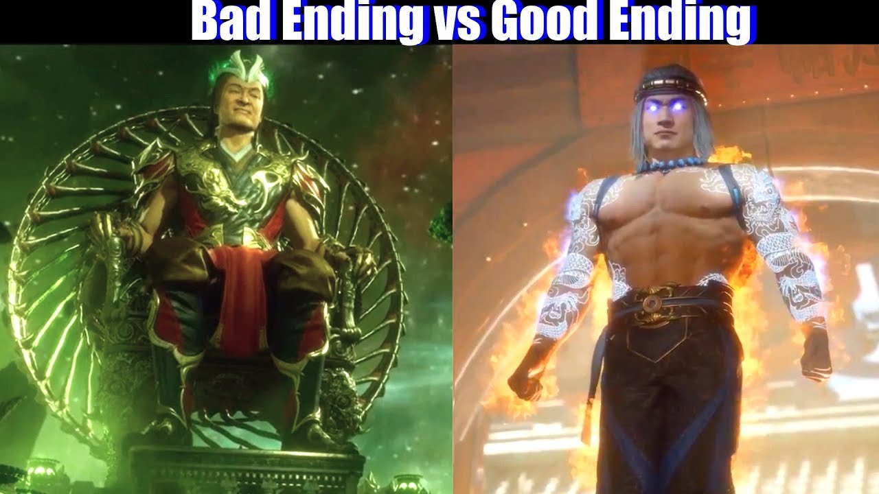 MK11 Good Ending vs Bad Ending (DLC Update) - Mortal Kombat 11 ...