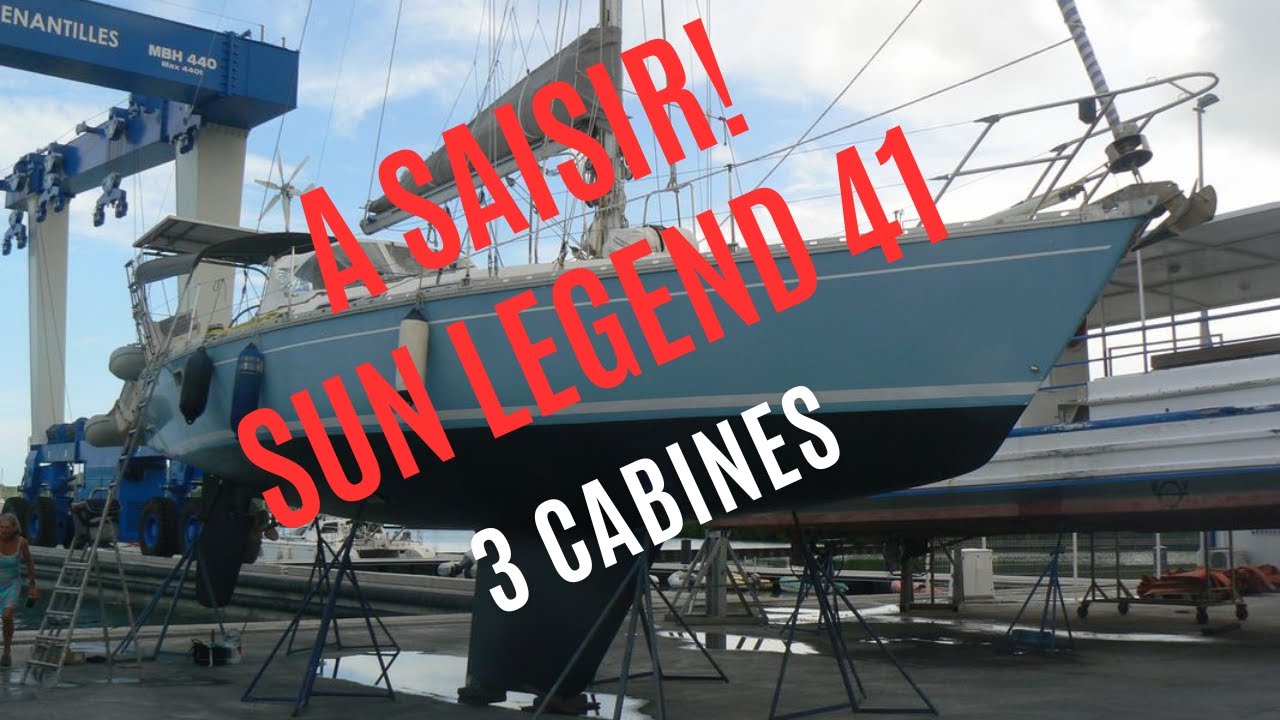 "Découvrez le Sun Legend 41 : le voilier de vos rêves avec 3 cabines ...