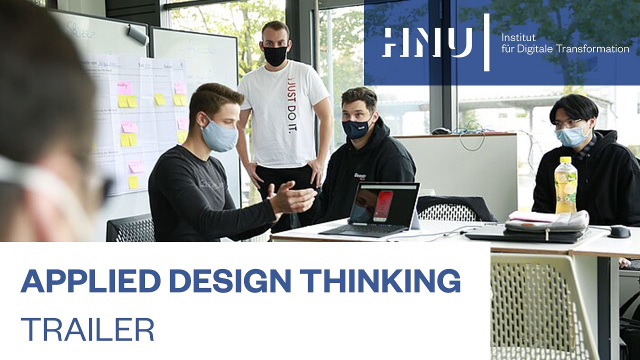 Applied Design Thinking - Trailer | Institut für Digitale Transformation (IDT) der HNU - YouTube