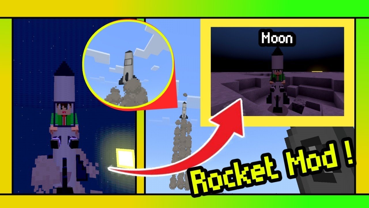 Space Craft Mod/addon for Minecraft Bedrock 1.15/1.16/1.17/1.18+ - YouTube