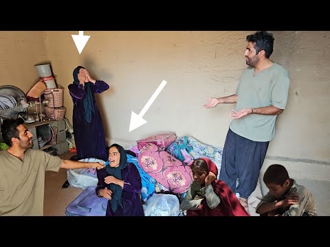 Arguments and arguments in a nomadic family after the decision to migrate.