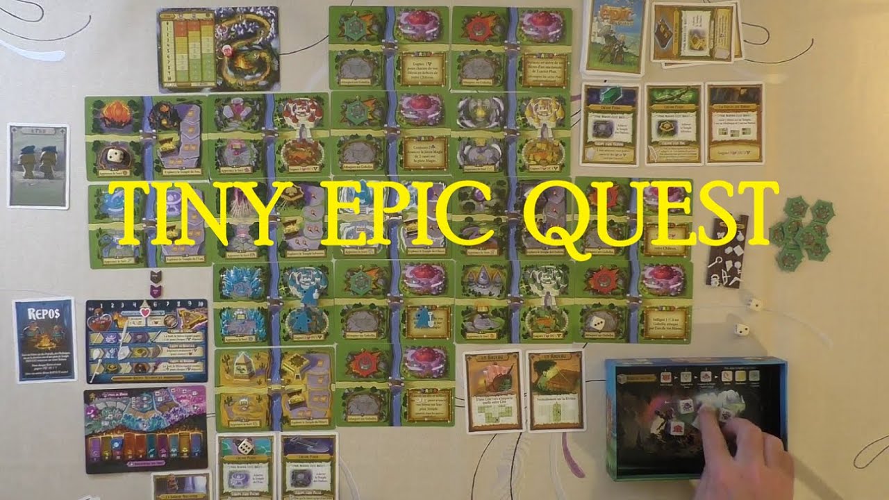 [FR] TINY EPIC QUEST : Présentation et partie solo - YouTube