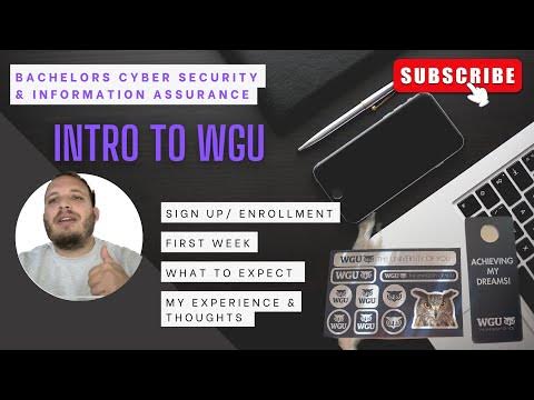 WGU - Introduction to Bachelors of Cyber Security & Information Assurance degree (BSCSIA) - #1 ...