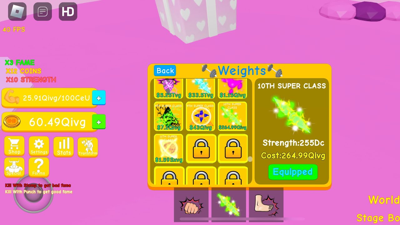 10th super class in godly lifters (roblox) - YouTube