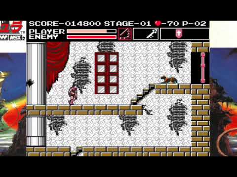 vampire killer Gameplay msx (1/4) HD - YouTube