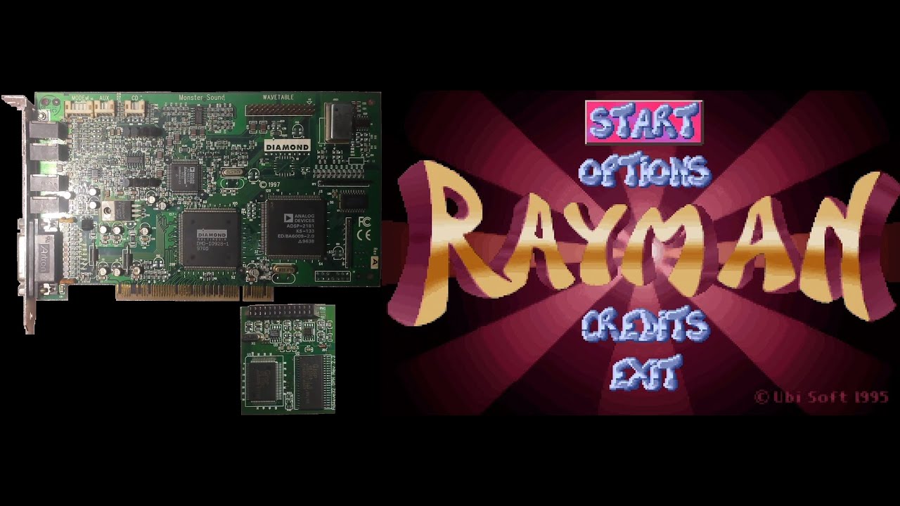 Rayman Midi [Diamond Monster Sound MX200] - YouTube