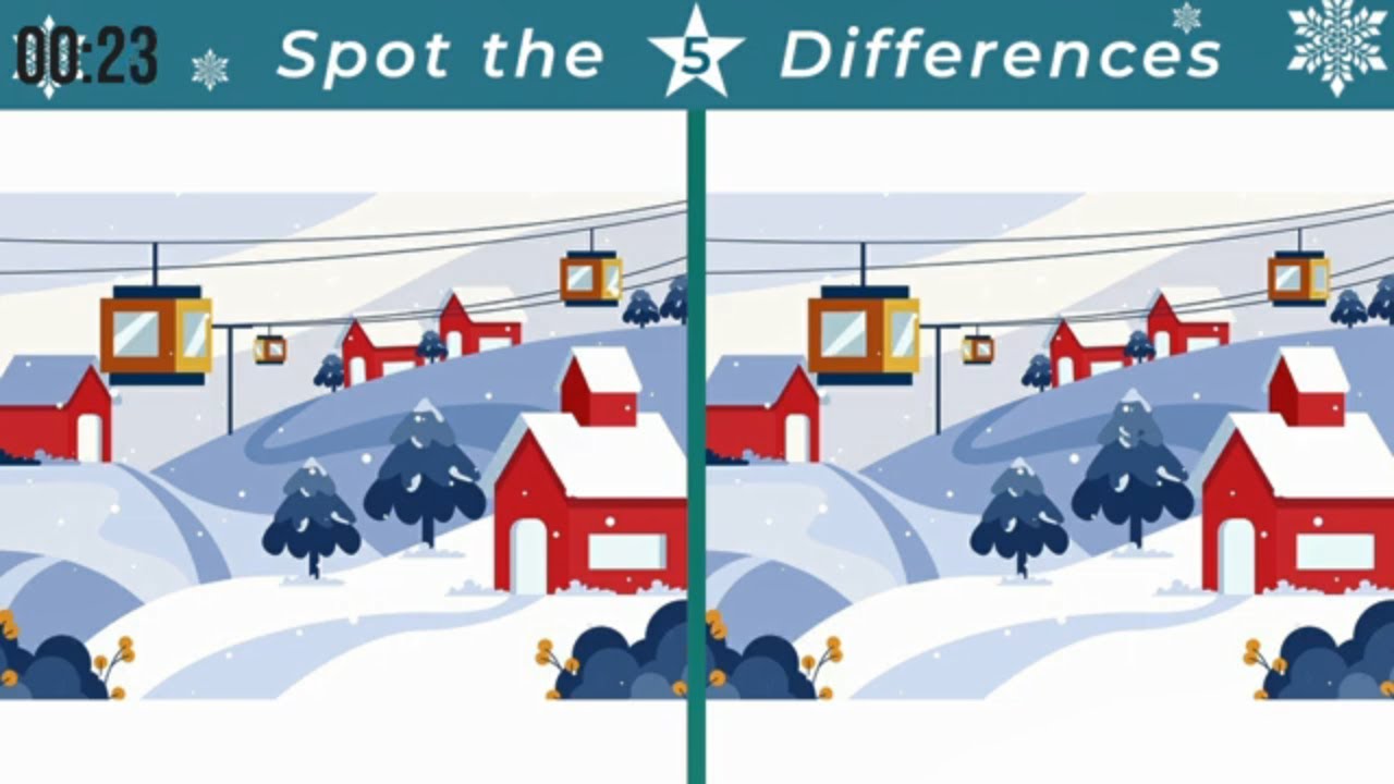Spot the difference #30 | Winter Edition - YouTube