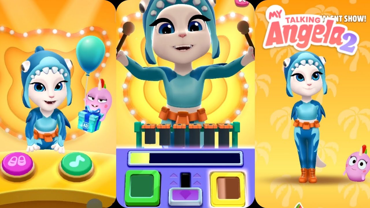 Talente Show My Talking Angela2 Level 117🥰 | Talking Angela Android ...
