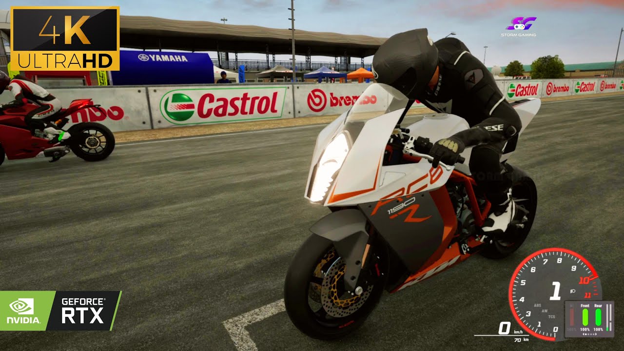 KTM RC8, Utah Motorsports Campus, Ride 4 Gameplay (HD/4K 60FPS) - YouTube