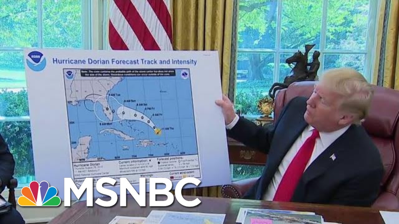 Mystery Marker: Trump Eyed In Hurricane Dorian Map Cover Up | The Beat ...