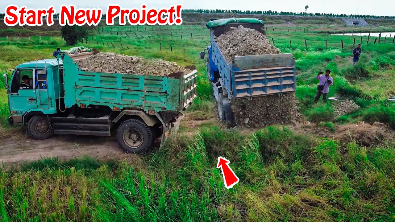 Wonderful New Project! Burying Thick land Building Road System ...