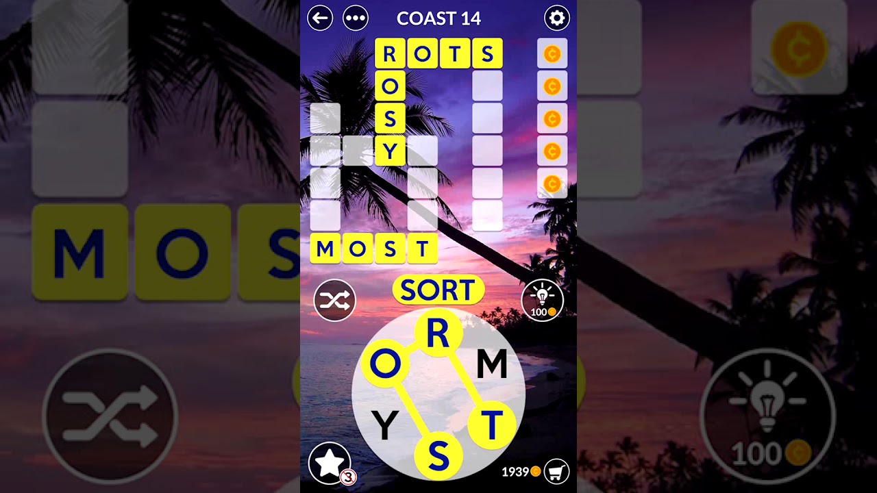 Wordscapes Coast 14 | Wordscapes Answers - YouTube